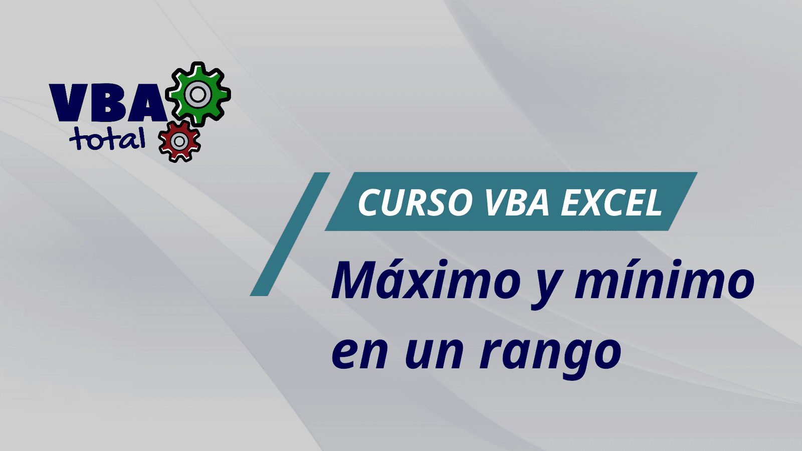 Aprende a usar la función MAX y MIN en Excel - VBA Total